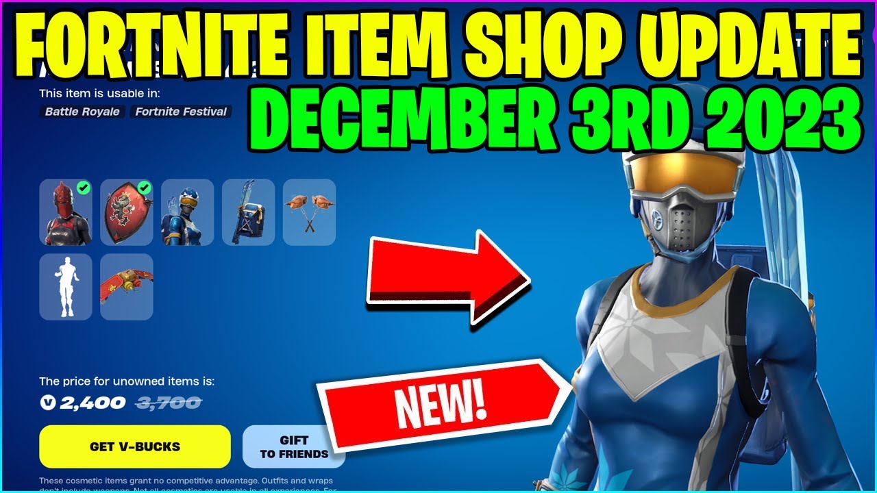 Fortnite Item Shop *NEW* COURAGEJD'S LOCKER BUNDLE! [December 3rd, 2023 ...