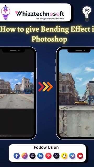 How to give Bending Effect in Photoshop | Photoshop Tutorial - YouTube