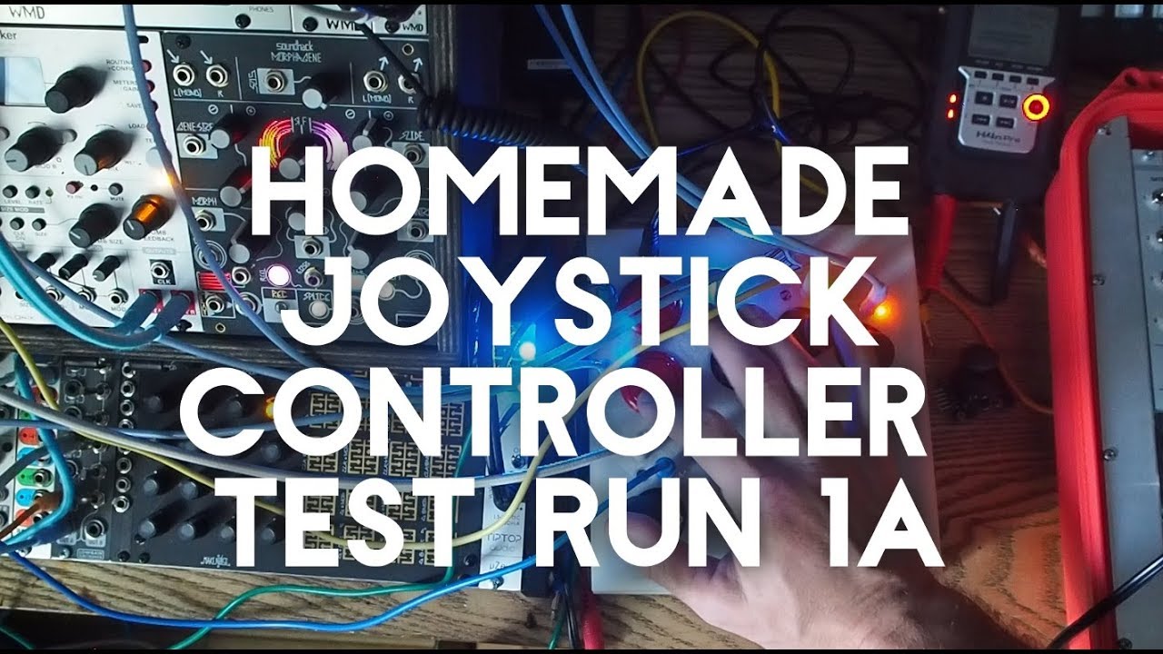 Modular Jam #29 - "Homemade Joystick Controller Test Run 1a" - YouTube
