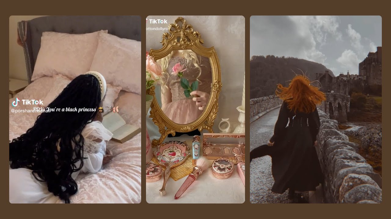 Tiktok princess core compilation | Romanticizing your life | # ...