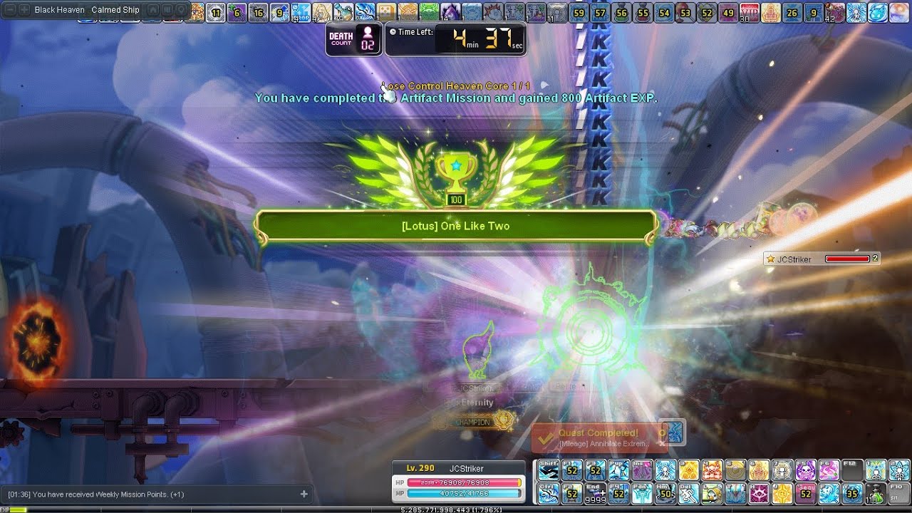 [Maplestory] 340m CP Striker/Thunder Breaker Extreme Lotus Solo (Post ...