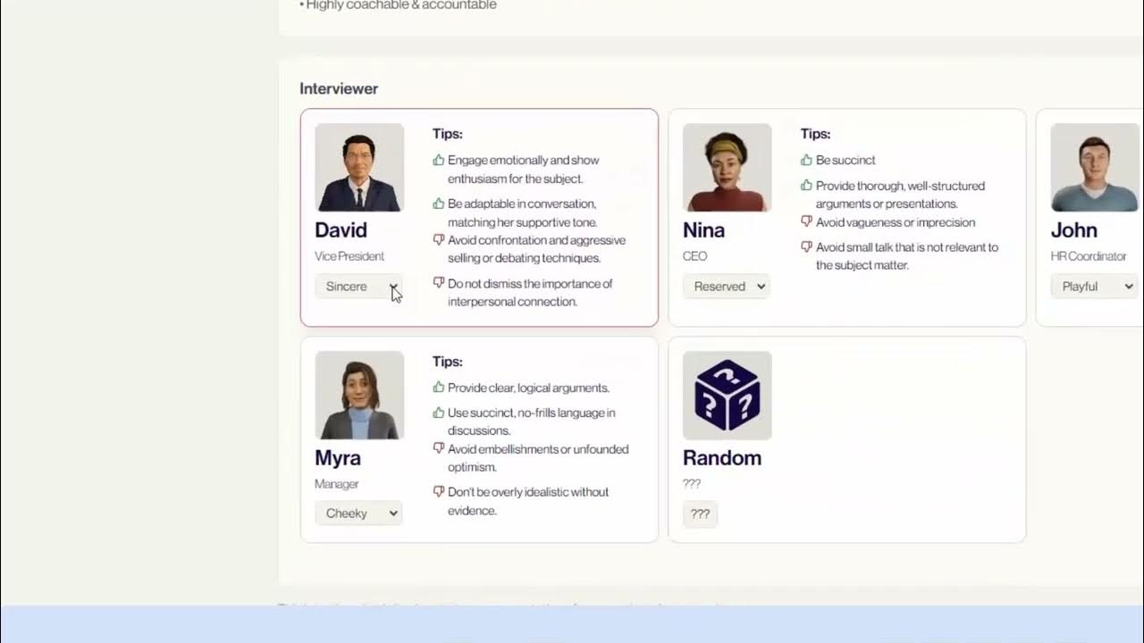 Creating a Job Interview Simulation with InStage - YouTube