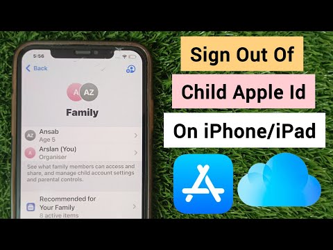How to Sign Out Of Child Apple ID | Can't Sign Out Of Child' Account