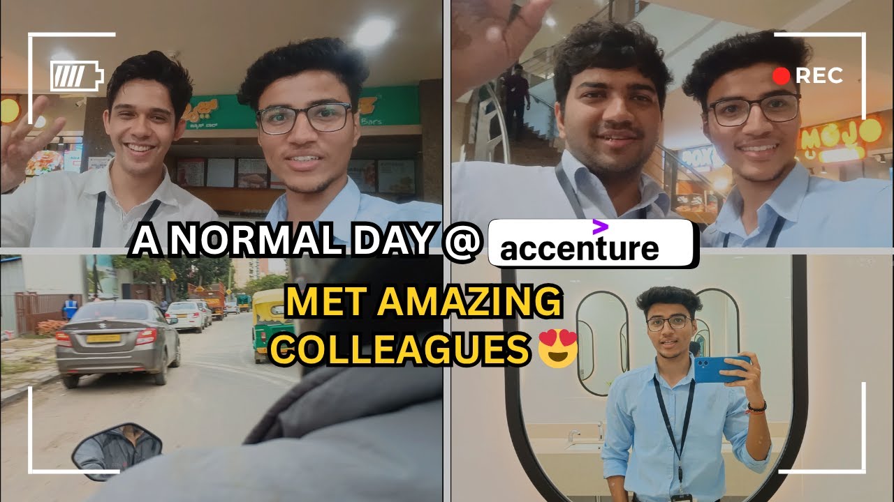 A Normal Day at Accenture!| ID Card Room pe hi rh gya😅| Mila kuch ...