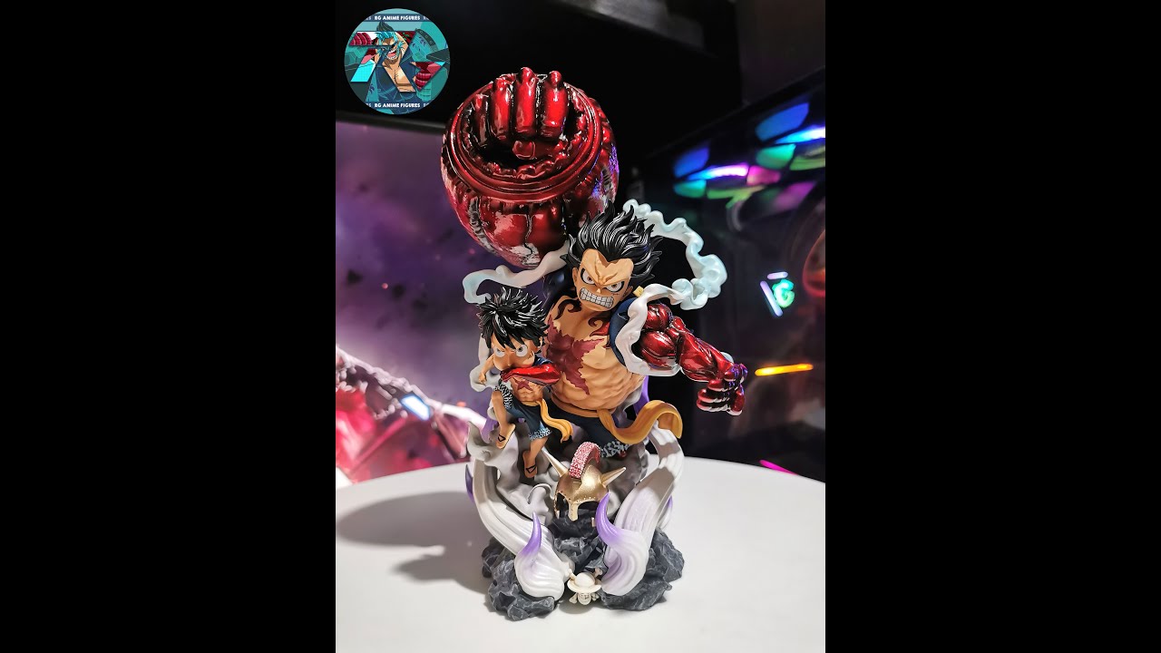 Unboxing - KC Studio Mega WCF Gear 4 Luffy with Gear 2 Luffy - YouTube