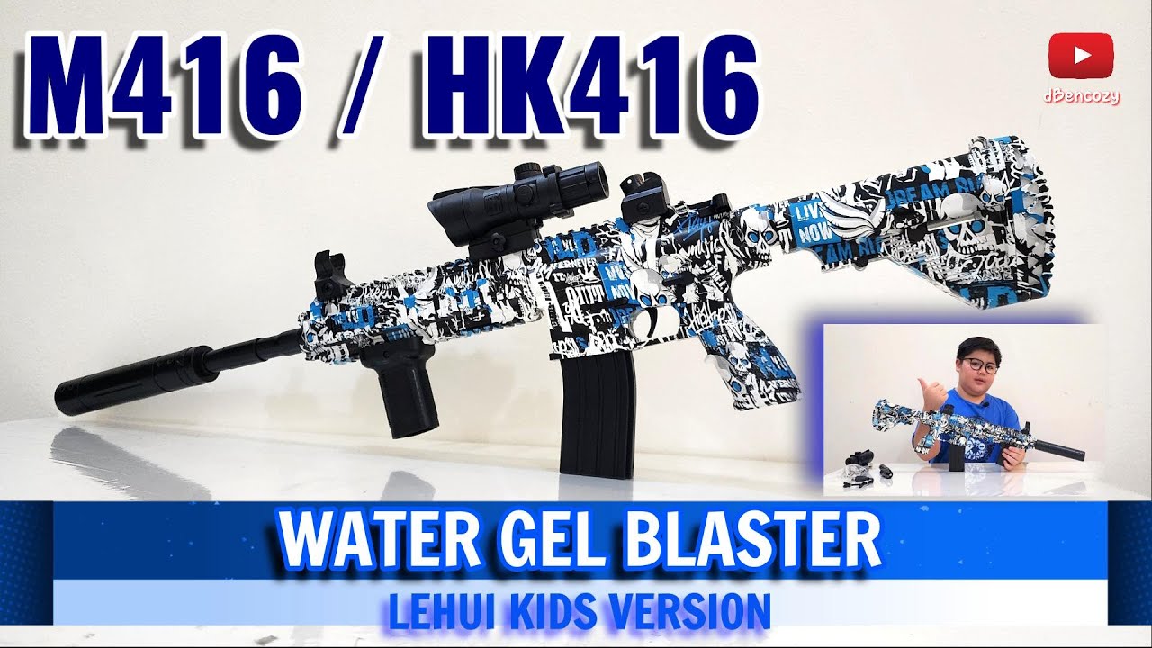 M416 HK416 Water Gel Blaster Review | Lehui #toygun - YouTube