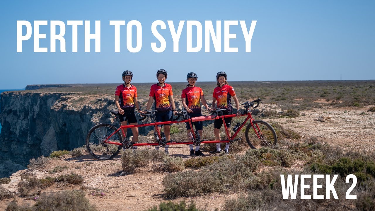 World First Quad Tandem Perth to Sydney - Week 2 - YouTube