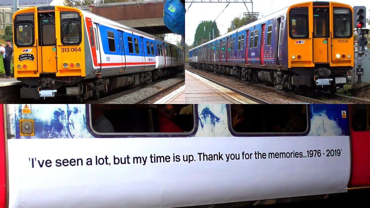 Great Northern Class 313 Farewell Tour Across the Network - 23/10/19 ...