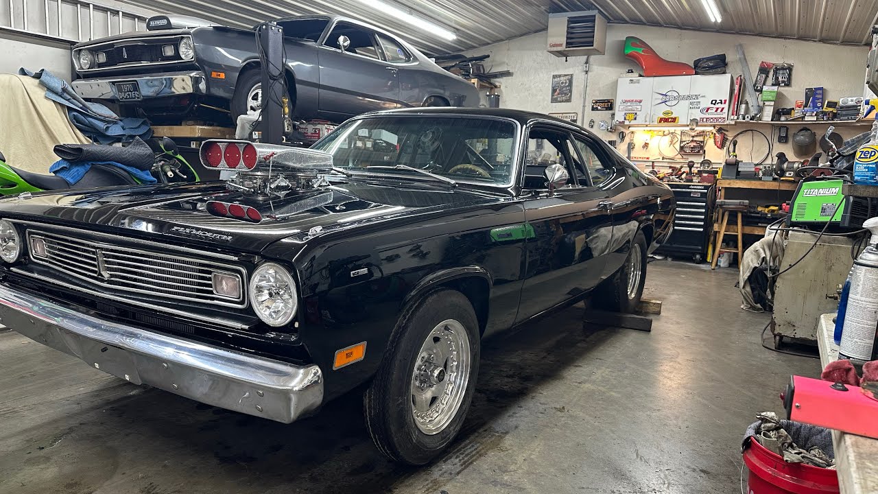Finally back on the 70 duster - YouTube
