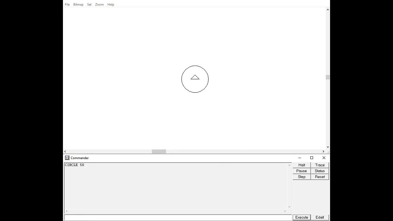 How to draw Circle in MSW Logo ? | One line program | one instruction ...