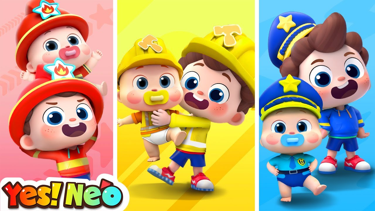 Neo Opens His Own Kindergarten | Learn Colors with Babies | Nursery ...