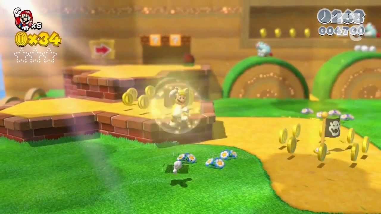 Super Mario 3D World E3 2013 Trailer - YouTube