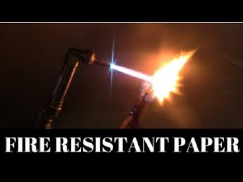 How to make Fire resistant Paper! - YouTube