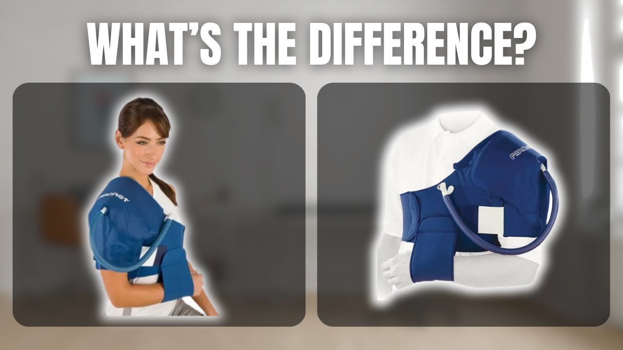 Reviewing The Differences Of The Aircast Cryo Shoulder Cuffs - YouTube