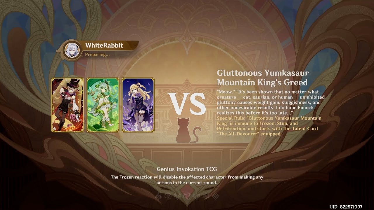 Genshin Impact TCG | How to Unlock Gluttonous Yumkasaur Mountain King ...