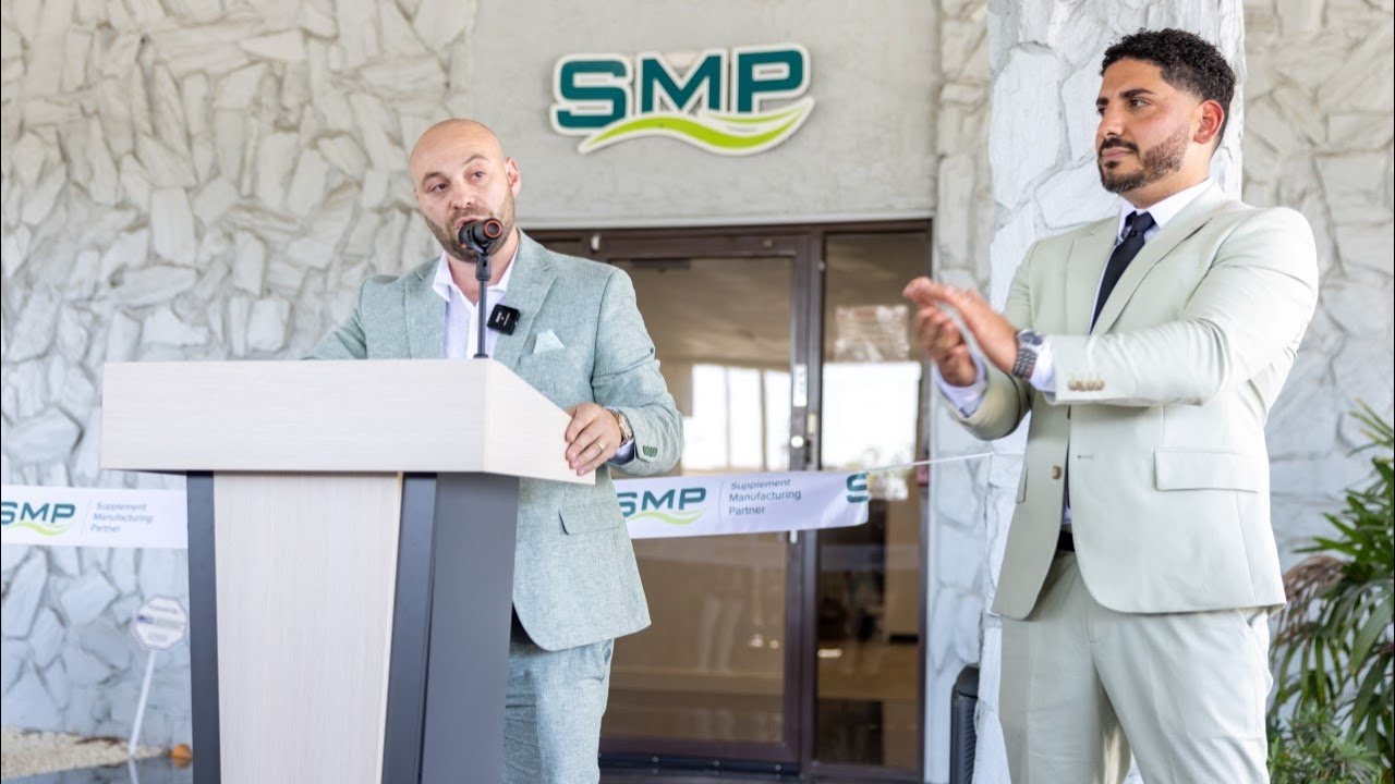 SMP Nutra's Largo, Florida Facility Grand Opening Speeches - YouTube