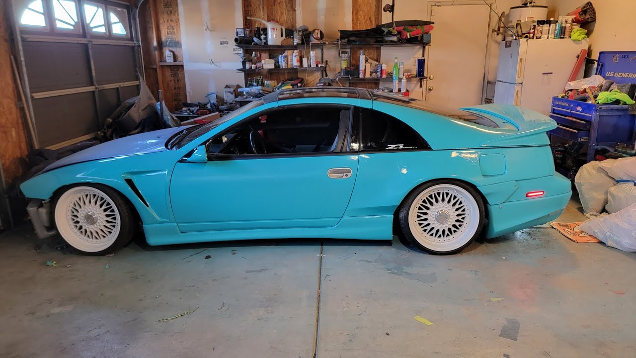 300zx NA-T Twin Turbo 2+2 wide body making custom fenders - YouTube