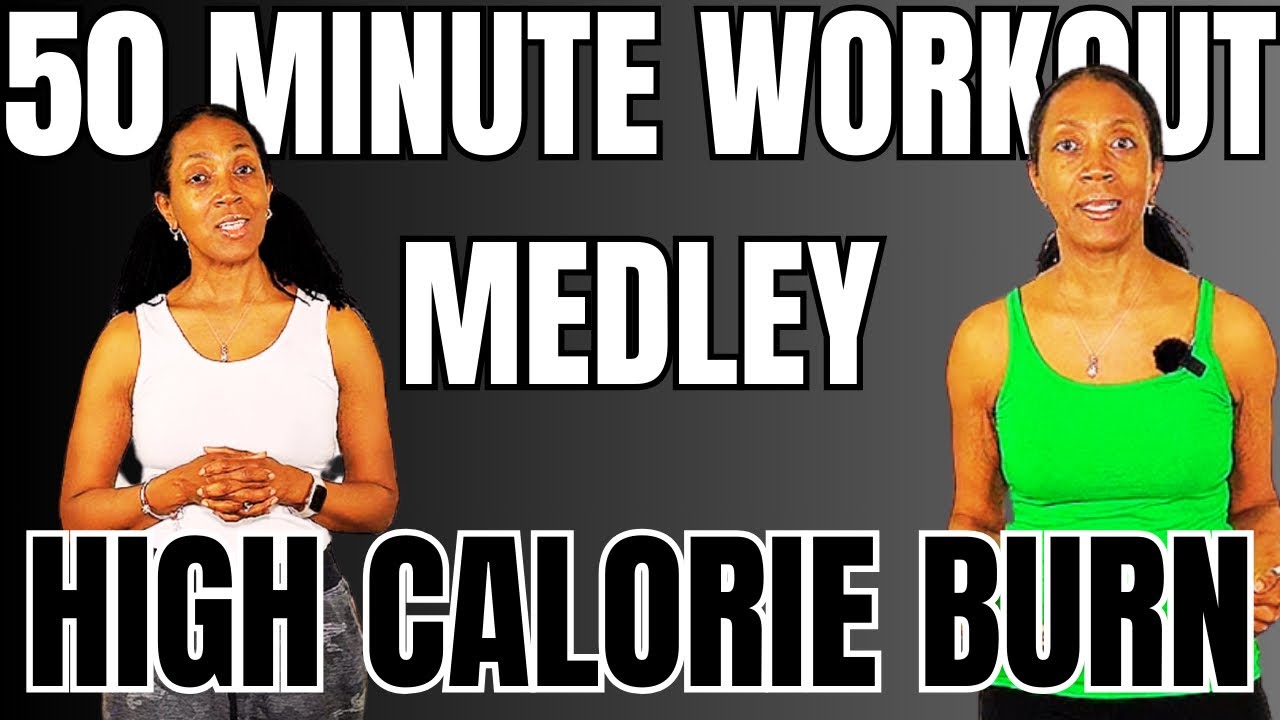 50 MINUTE WORKOUT MEDLEY-Burn MORE Calories (FULL BODY) - YouTube