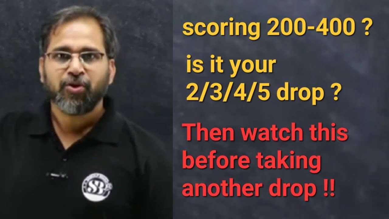 watch this before taking another drop🫣|Scoring in between 200-400 | is ...