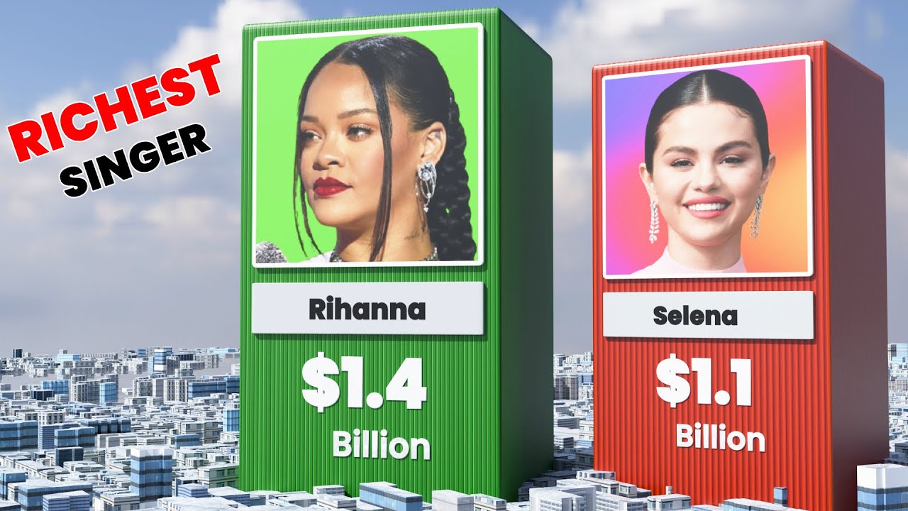 Richest Singer In The World 2025 : Who Tops the List? 3D Comparison ...