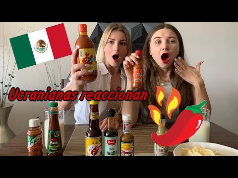 UCRANIANAS REACCIONAN a las salsas PICANTES MEXICANAS