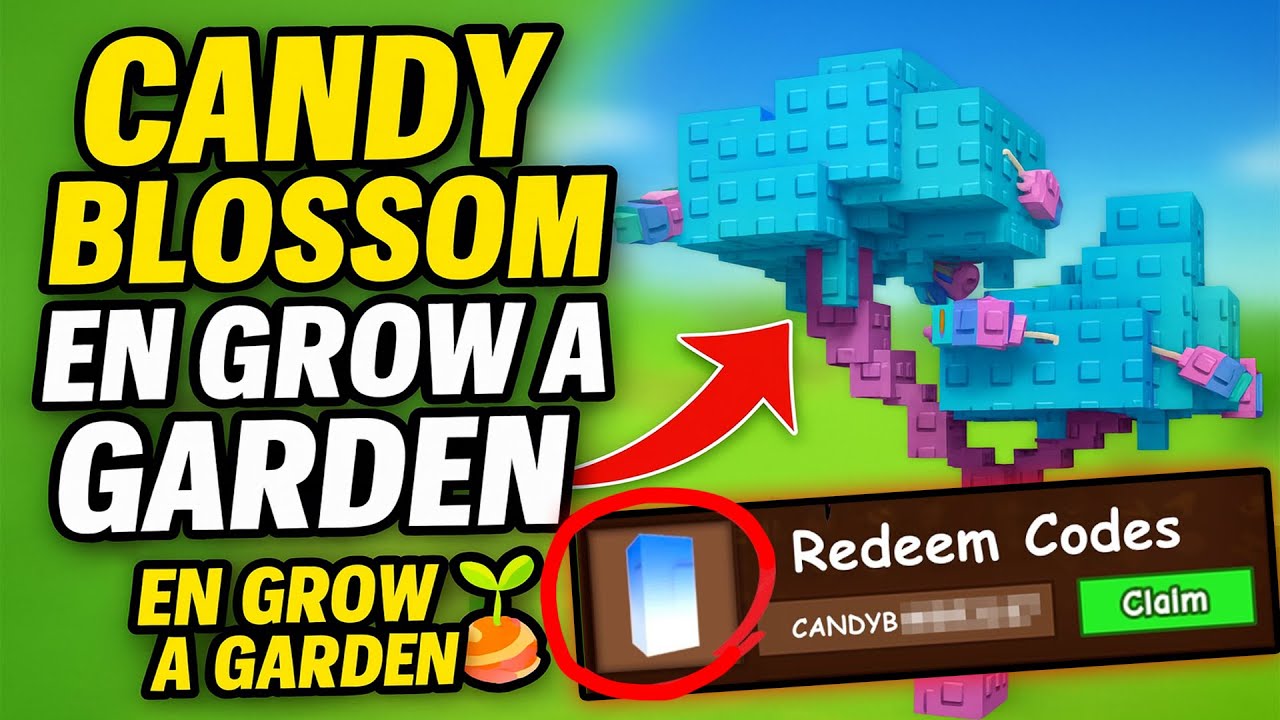 COMO CONSEGUIR CANDY BLOSSOM EN GROW A GARDEN - YouTube