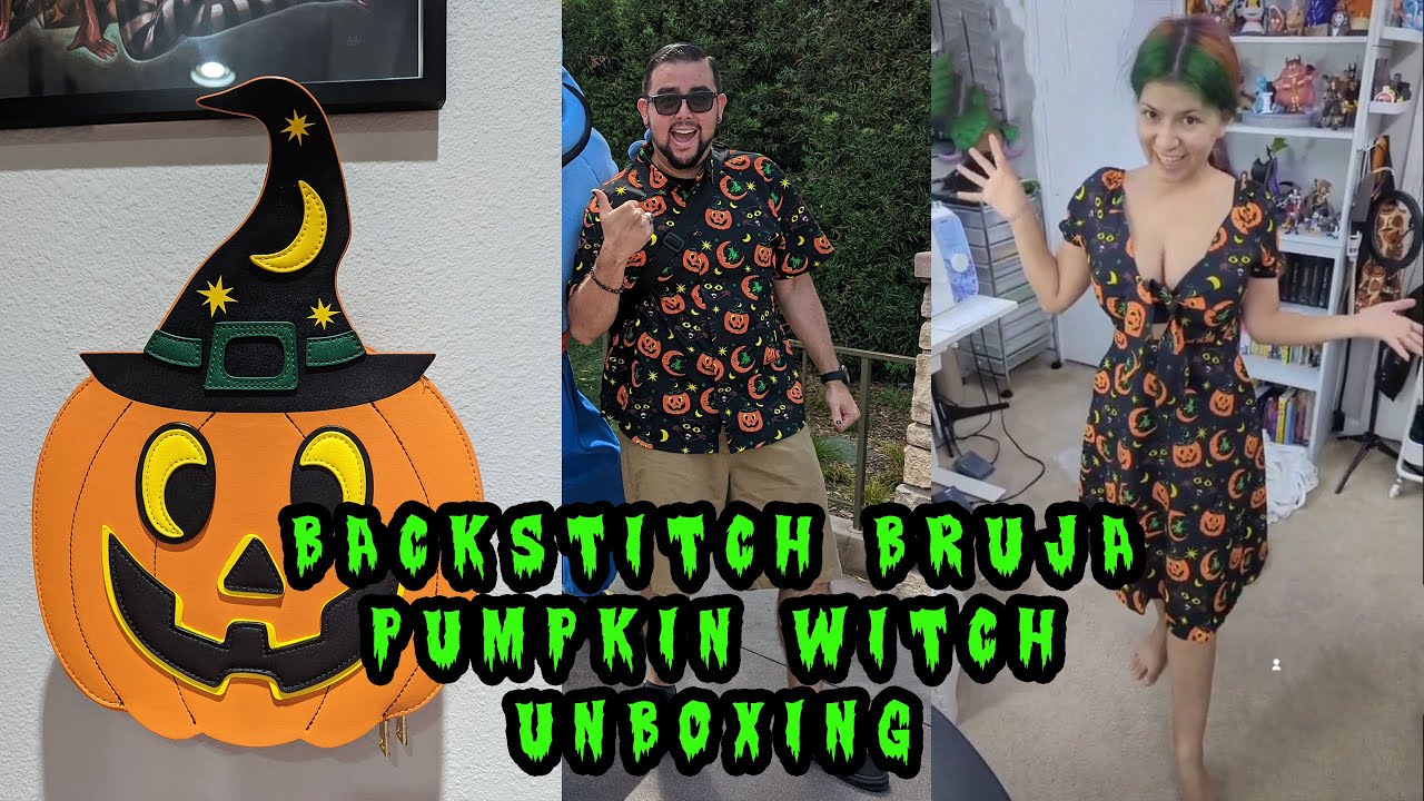 Backstitch Bruja Pumpkin Witch Unboxing: Bag, Dress, and Dress Shirt🎃 ...