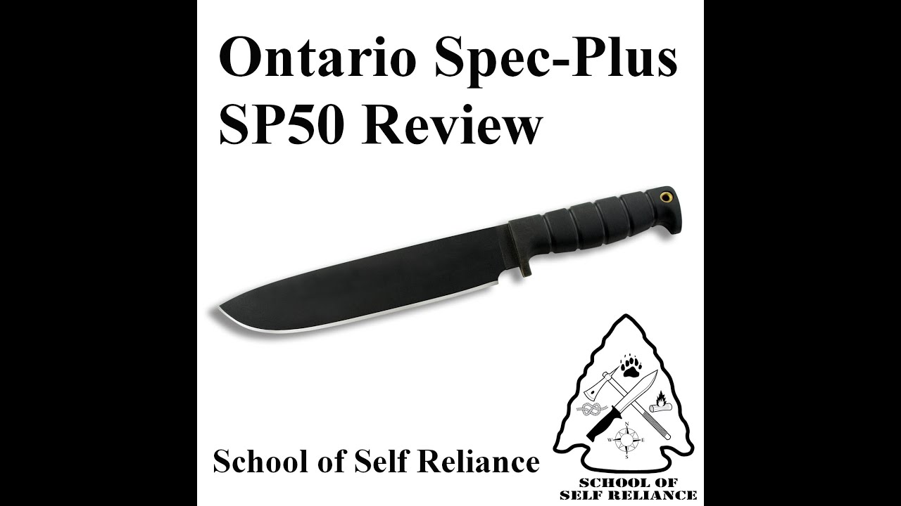 Ontario SP50 Knife Review - YouTube