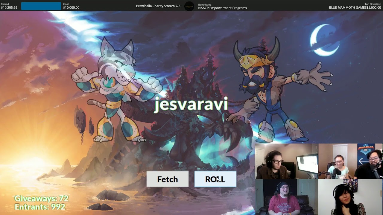 Brawlhalla Developer Charity Stream - brawlhalla.com/donate - YouTube
