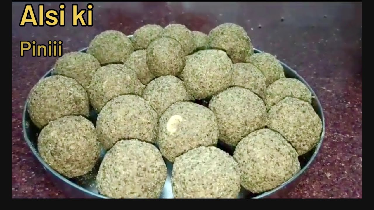 Alsi ki pinni | alsi pinni recipe | alsi ladoo recipe | - YouTube