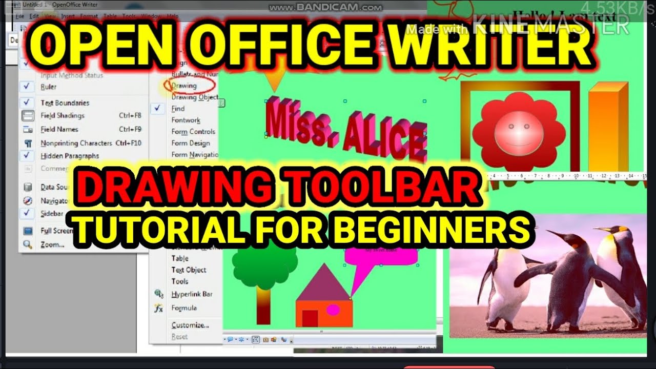Using openoffice draw tutorial - vetkse