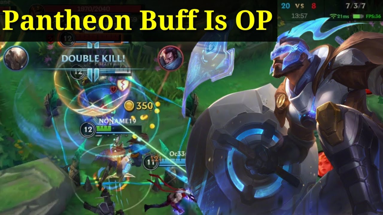 Pantheon Buff Is Over Power Tier S Patch 3 3c Gameplay Pantheon