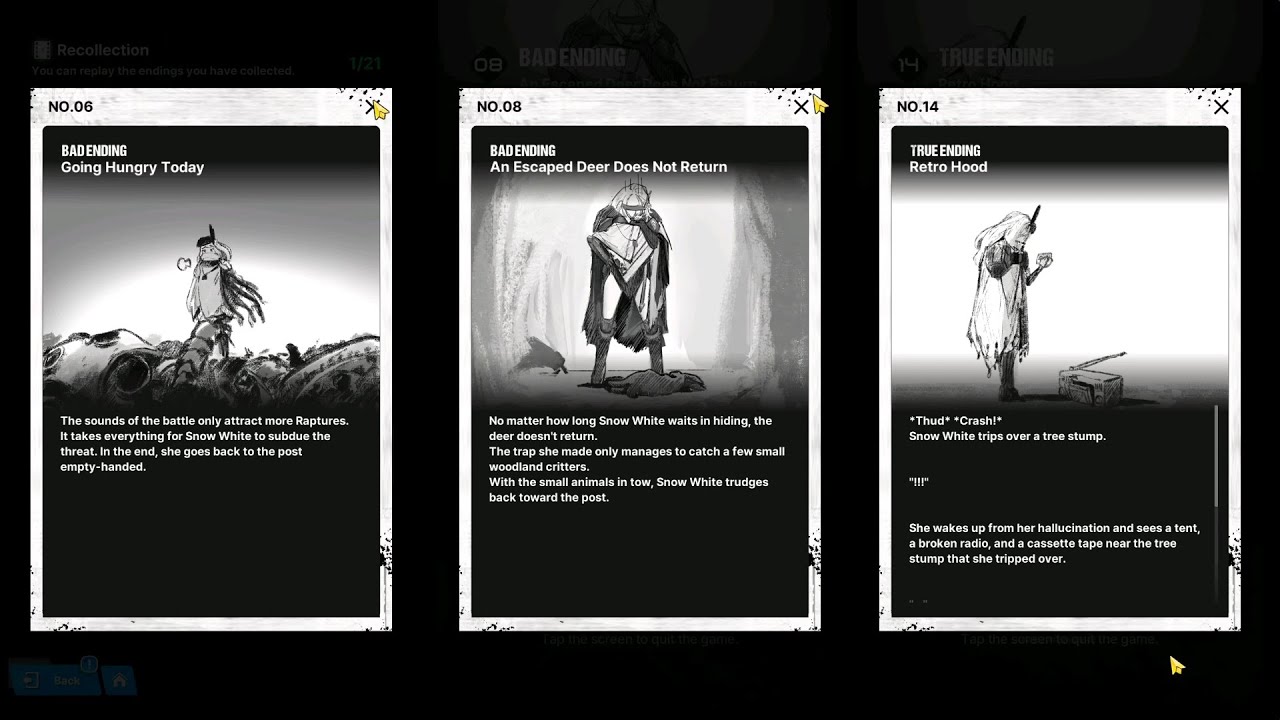 White Memory Ending 6, 8, and 14 | GODDESS OF VICTORY: NIKKE - YouTube