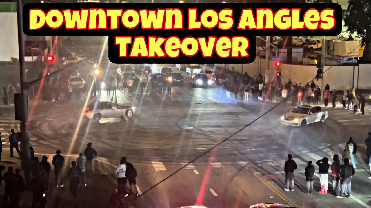DownTown Los Angeles Takeover EP.4 *Cops Pulls up* MUST WATCH - YouTube