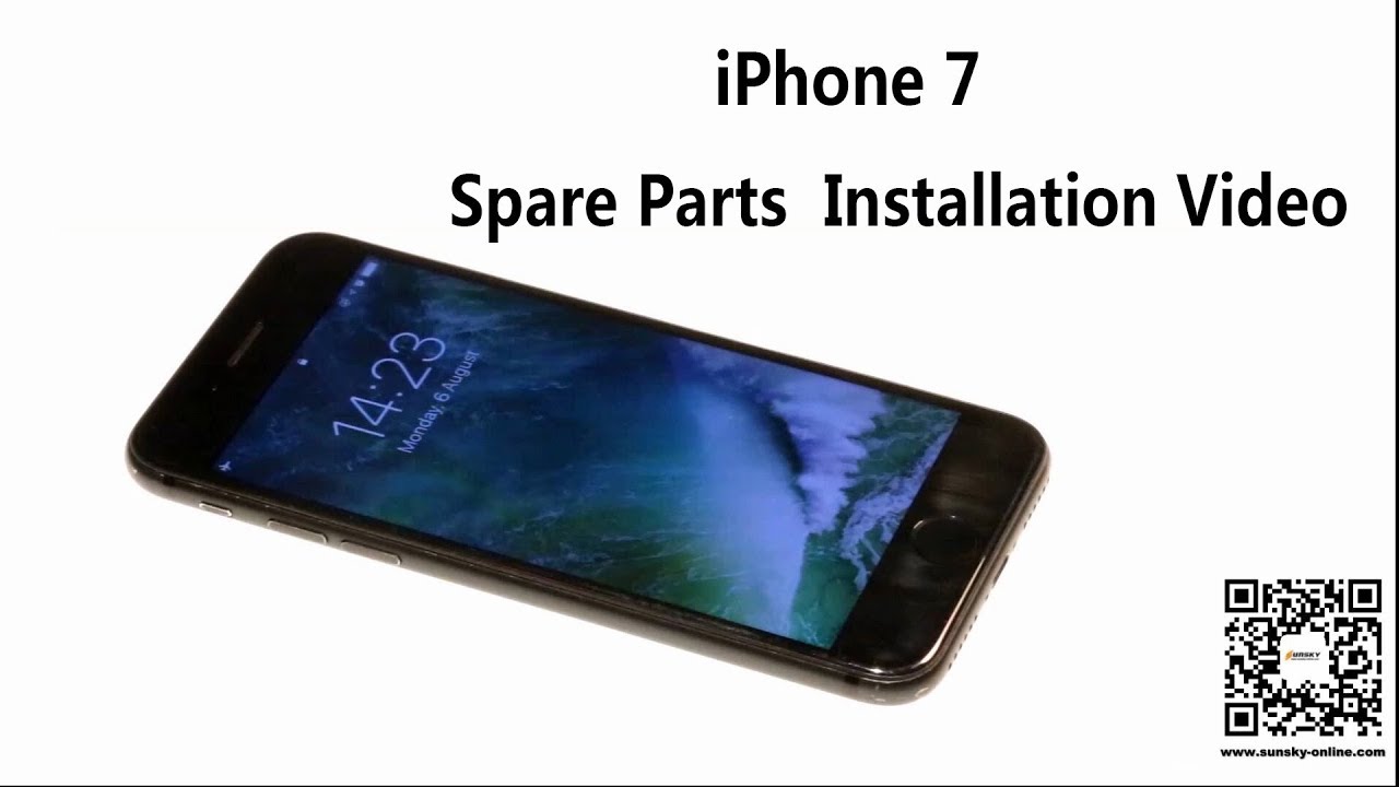 iPhone 7 parts replacement - YouTube