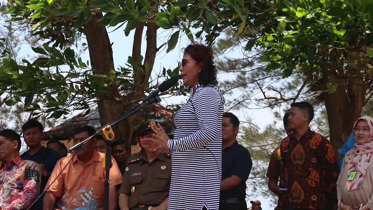 Kunjungan Kerja Menteri KKP Ibu Susi Pudjiastuti ke Belitung Timur ...