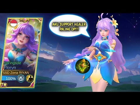 FLORYN HERO SUPPORT HEALER PALING OP⁉️ BUILD TERBAIK FLORYN 2023 - MOBILE LEGENDS - YouTube