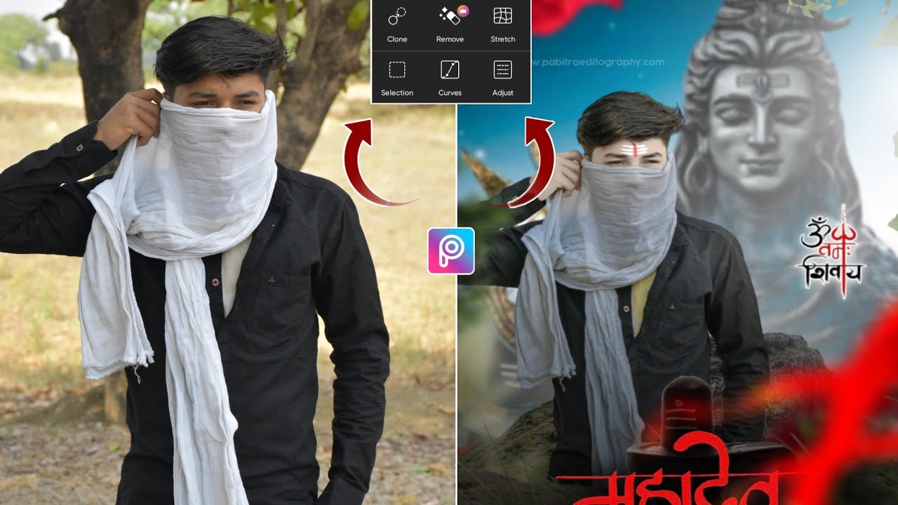 How To Mahadev Photo Editing Mahakal 🕉️ Mahashivratri Photo Editing ...