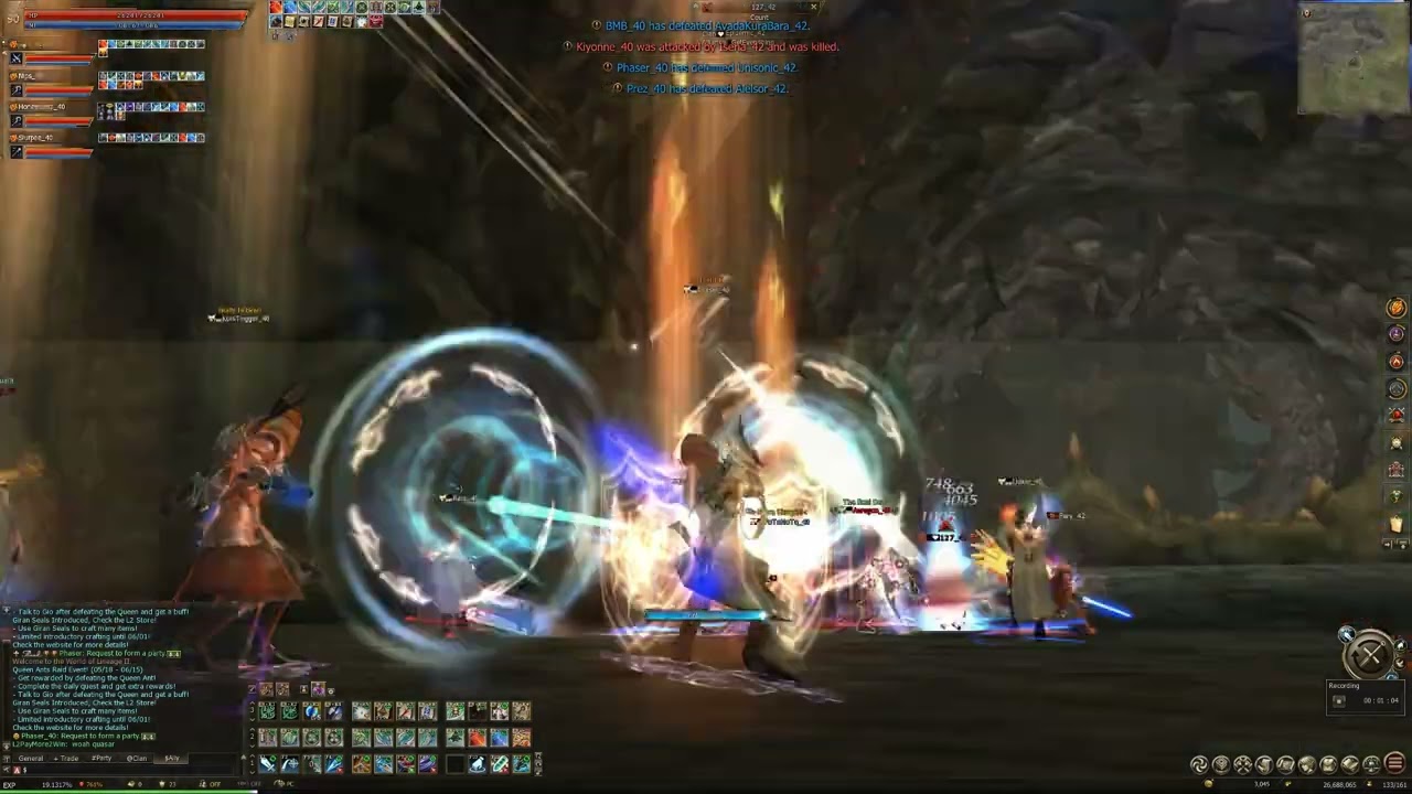 Lineage 2 Aden - Antharas PVP - YouTube