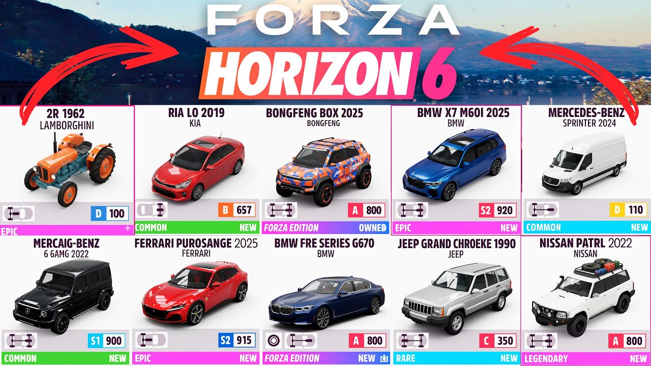 Forza Horizon 6 — 10+ НОВЫХ МАШИН В ИГРУ! - YouTube
