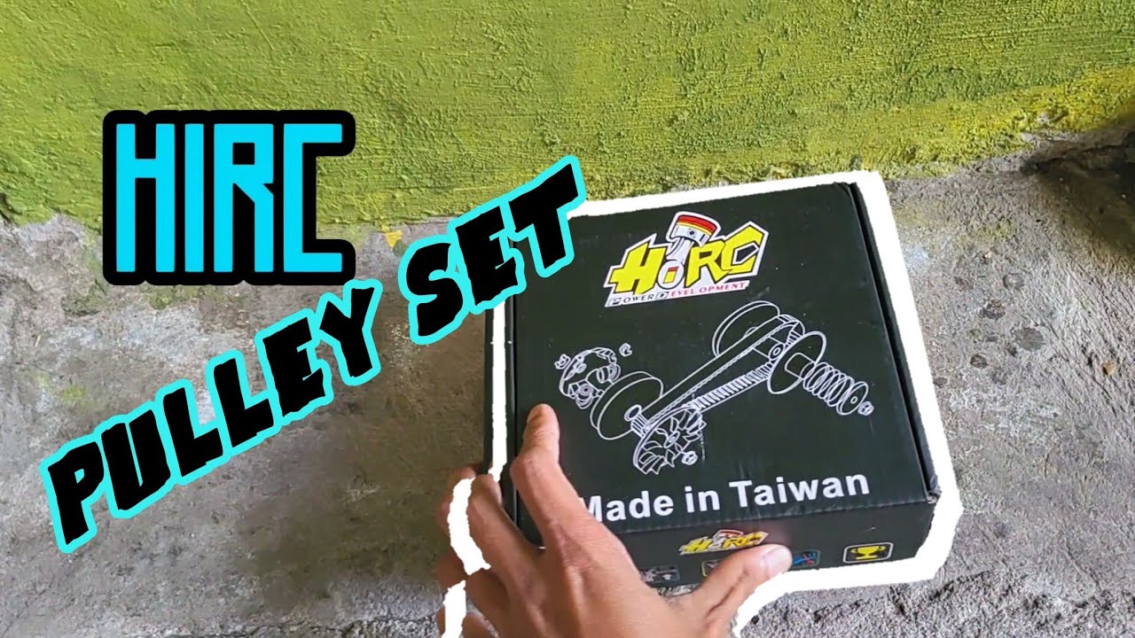 HIRC Pulley Set / Mio Fino 160cc / 59BV - YouTube