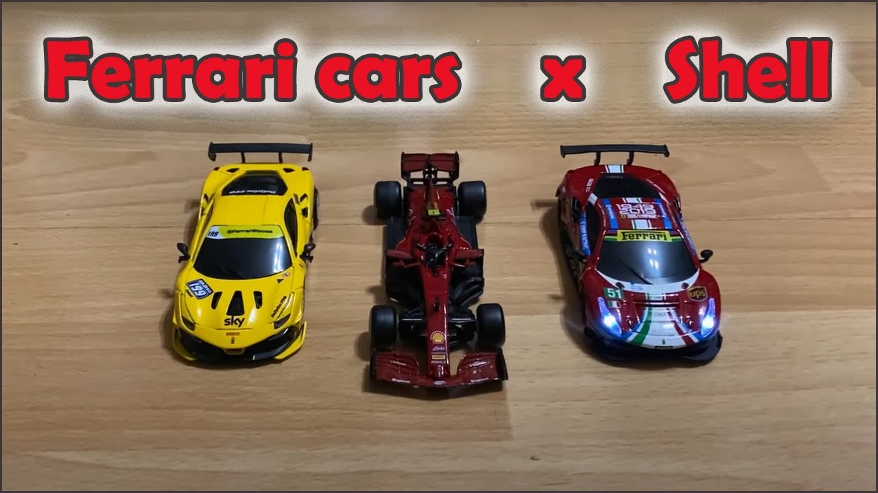 Ferrari x Shell controllable bluetooth mini cars (Sofia, Bulgaria ...