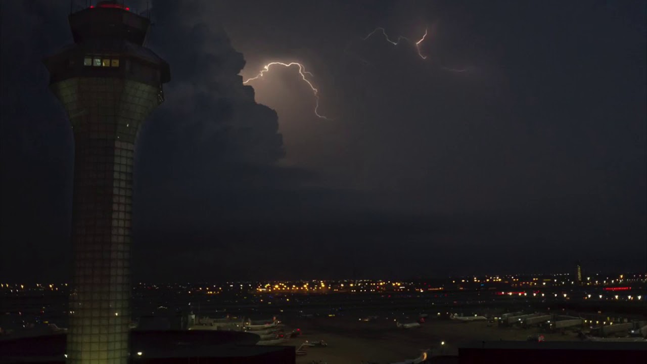 Night Sky Storm - YouTube