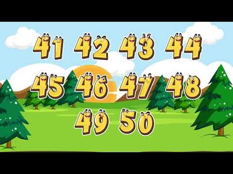 Learn Number Counting | 41-60 Counting - YouTube