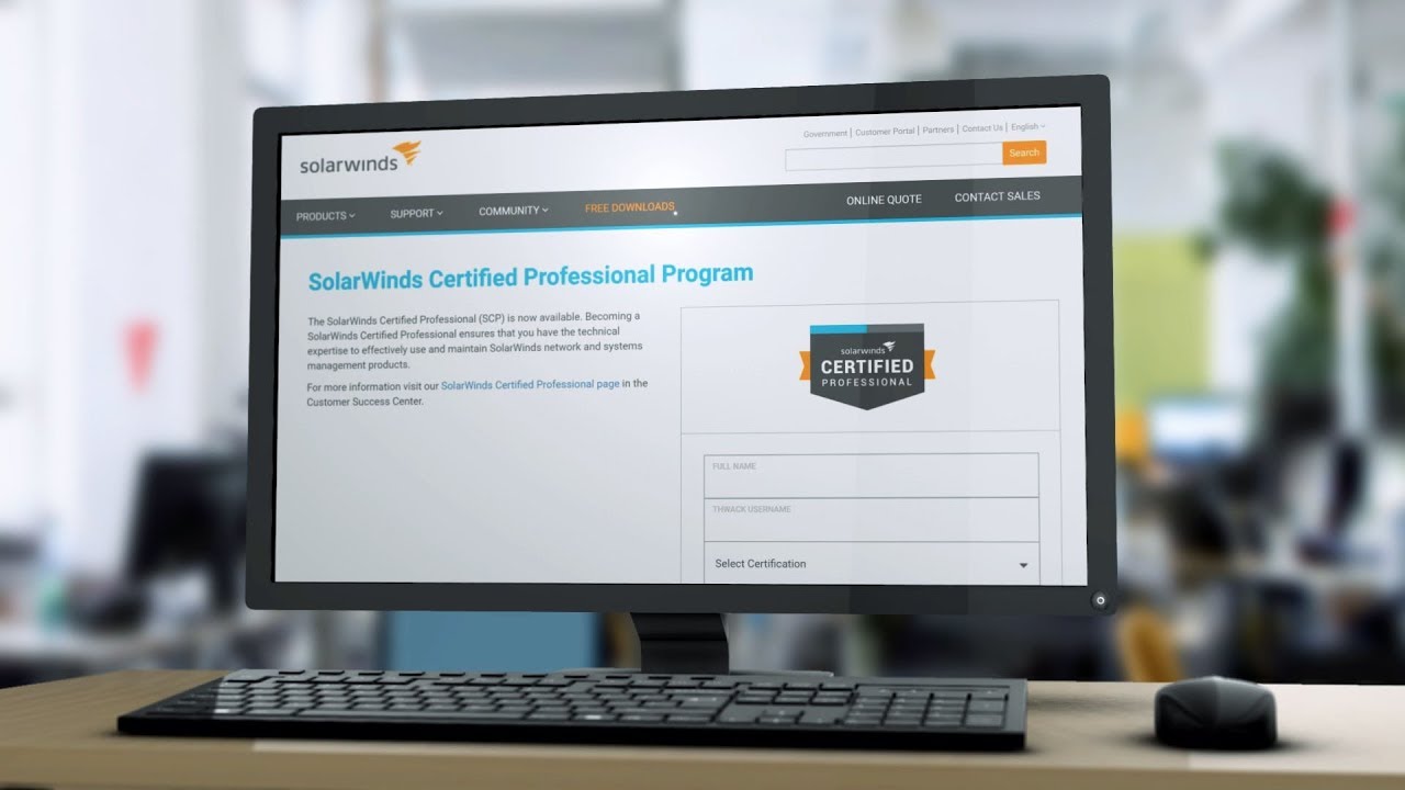 The SolarWinds Certified Professional Program - YouTube