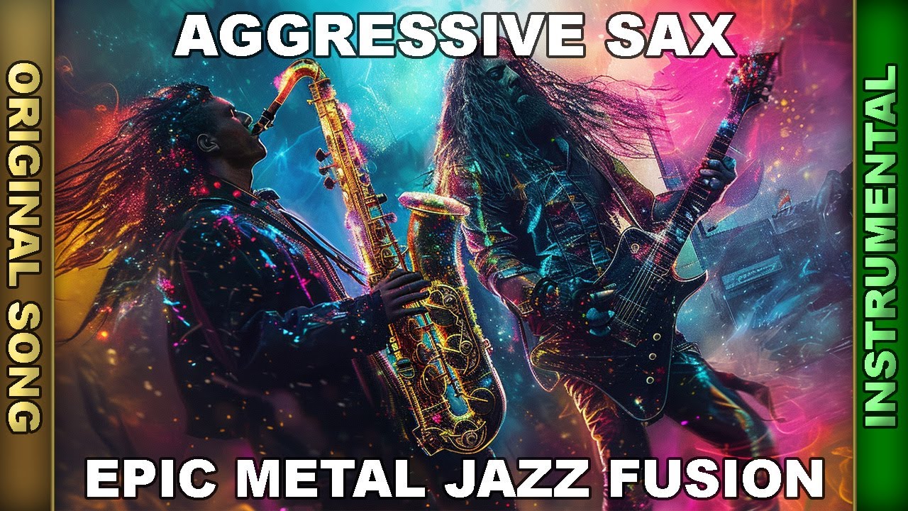 Metal Jazz Fusion 🎵 Aggressive Sax 🎵 Epic Instrumental - YouTube