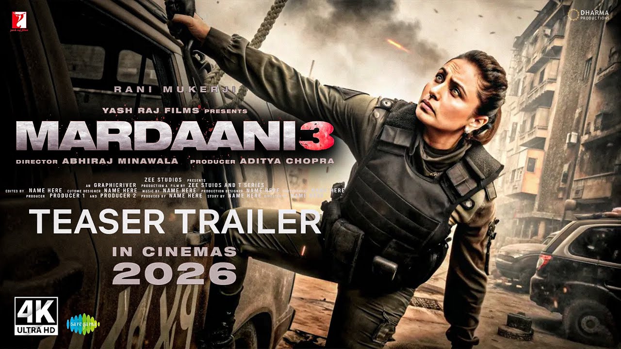 MARDAANI 3 - Teaser Trailer | Rani Mukerji, Abhiraj | Yash Raj Films | Mardaani 3 Movie Trailer ...