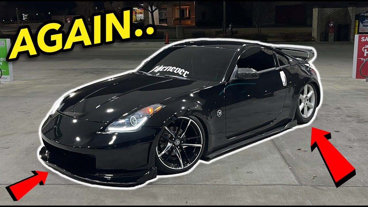 My 350z Got Destroyed.. - YouTube