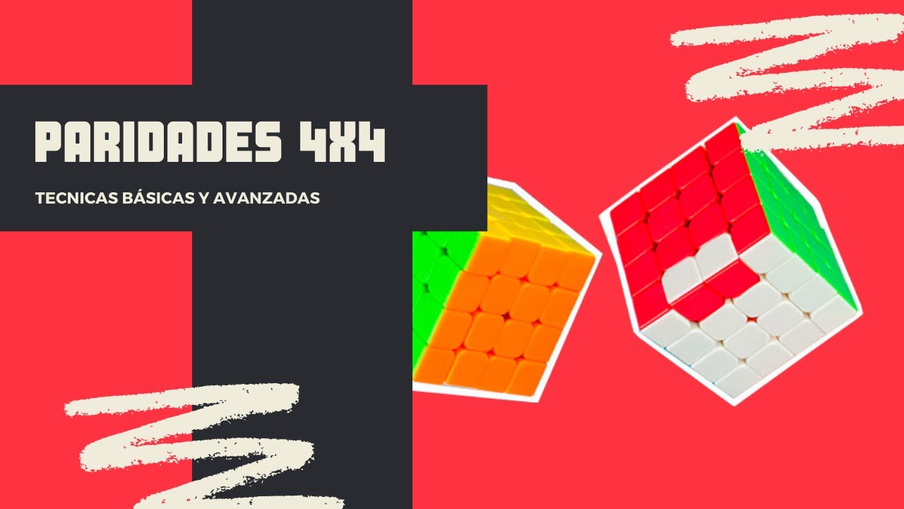 Resolver Paridades Cubo de Rubik 4x4 - Básico y Avanzado 🌟 - YouTube