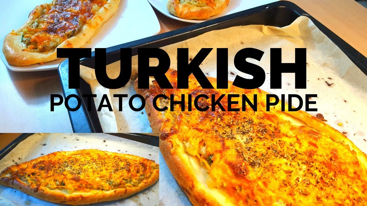 Turkish Potato Chicken Pide recipe by Europe and Food - YouTube